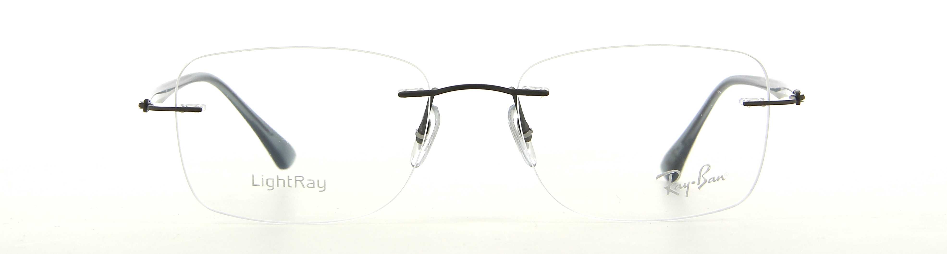 Lunettes de vue RAY-BAN RX 8725 1028 52/17 Homme Gun Carrée Percée ...